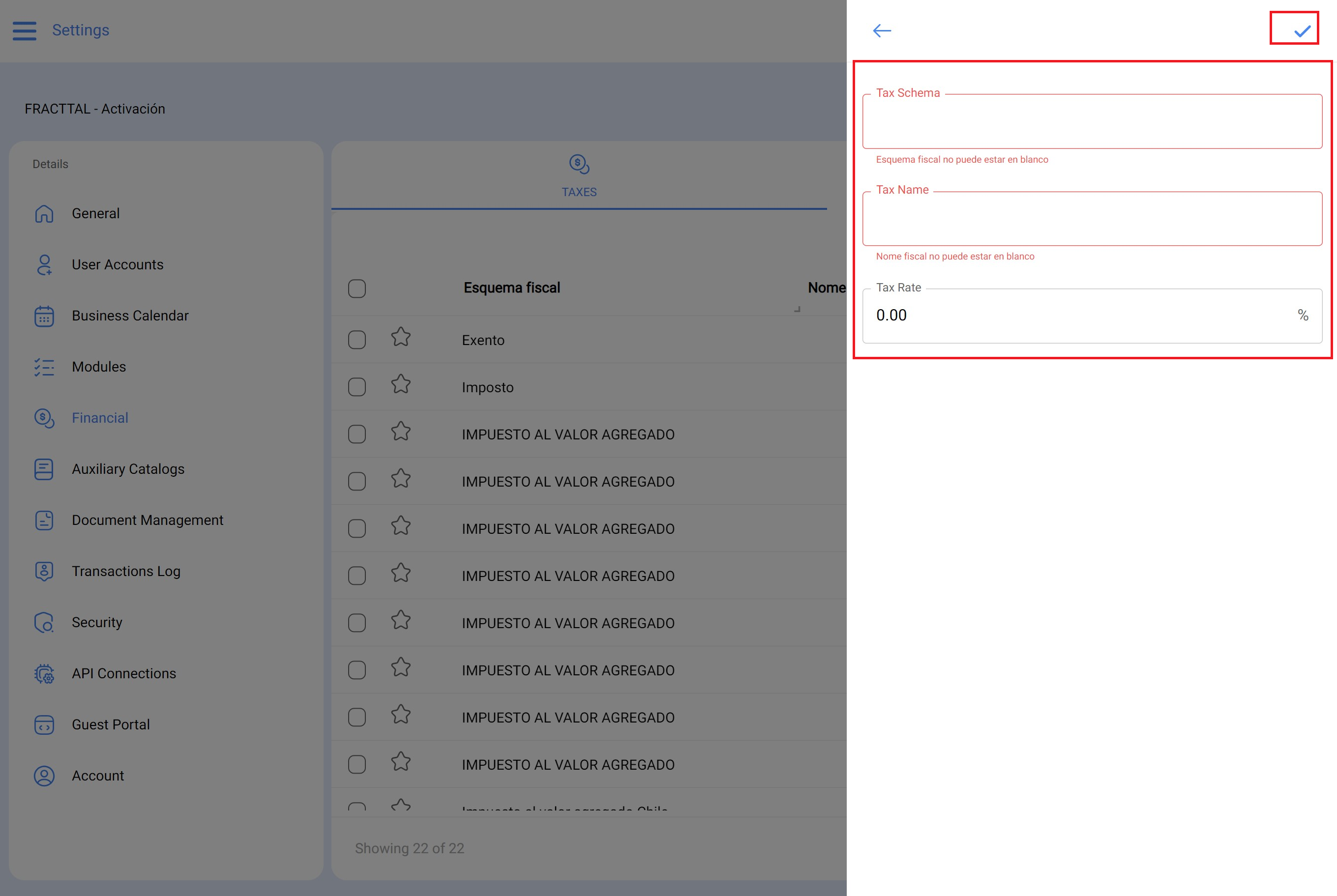 How to add a tax and a currency exchange? – Help Center | Fracttal