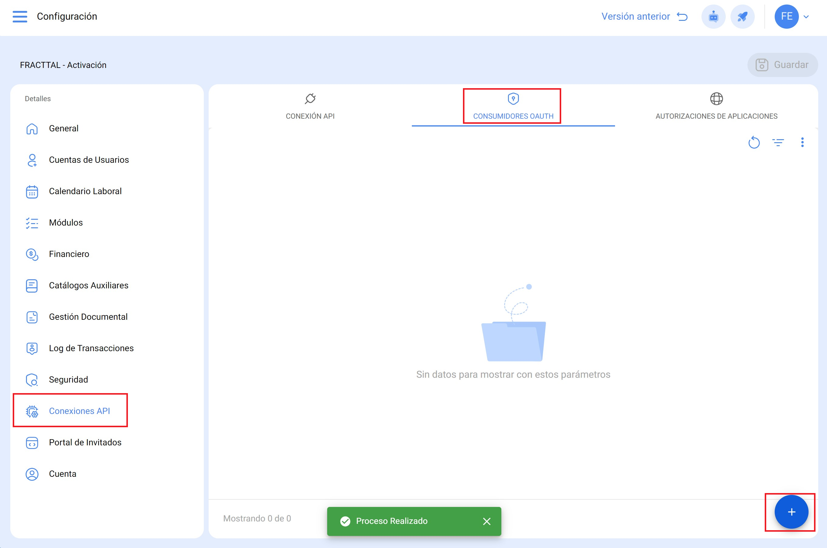 Create Consumers Oauth Help Center Fracttal 