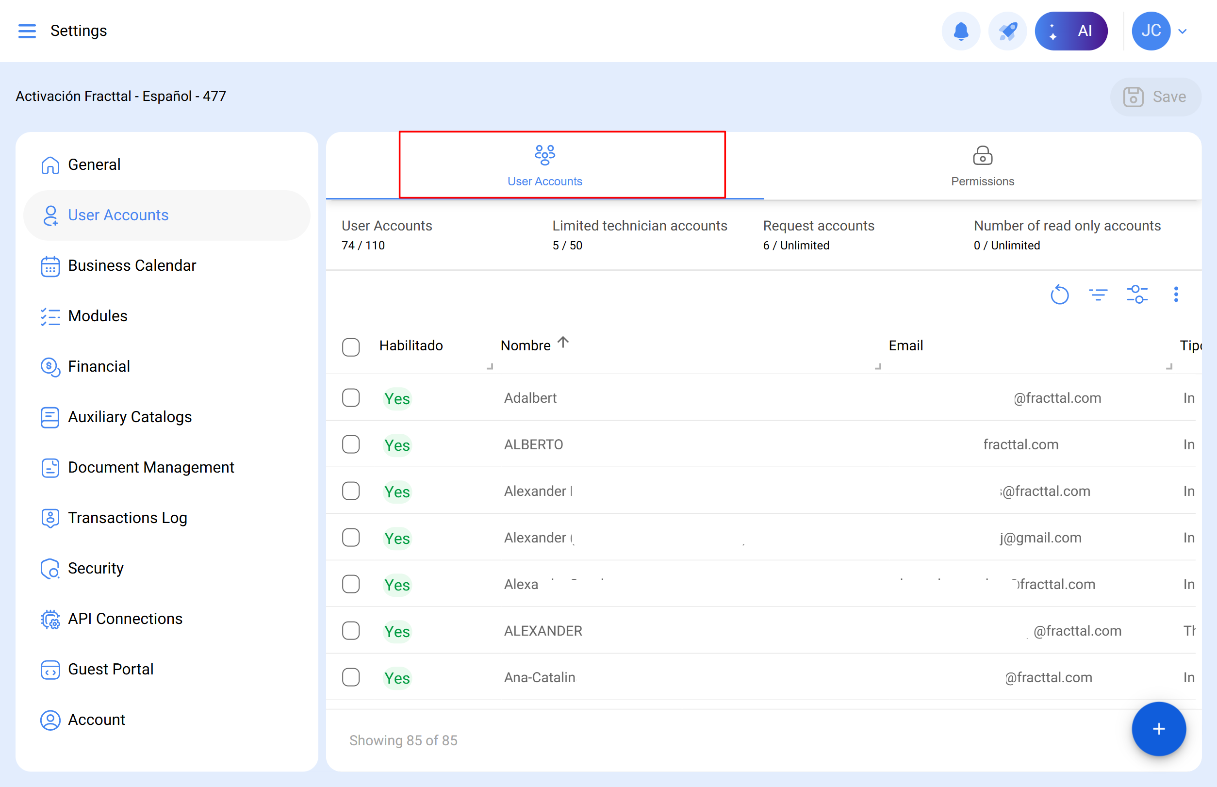 Comment personnaliser les accès dans Fracttal One selon les fonctions ...