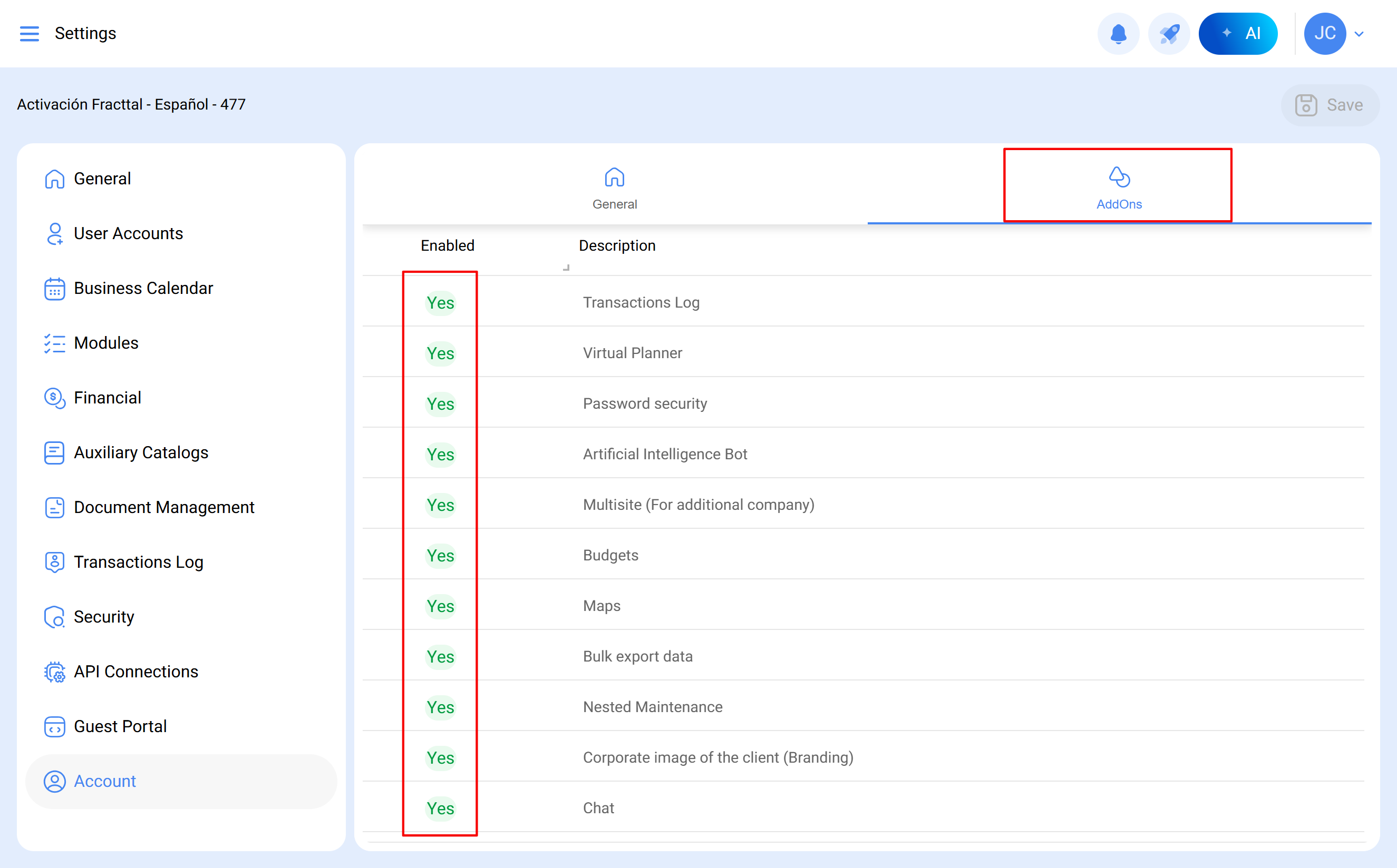 How to verify that an additional service (add-on) has been activated on your account? – Help ...